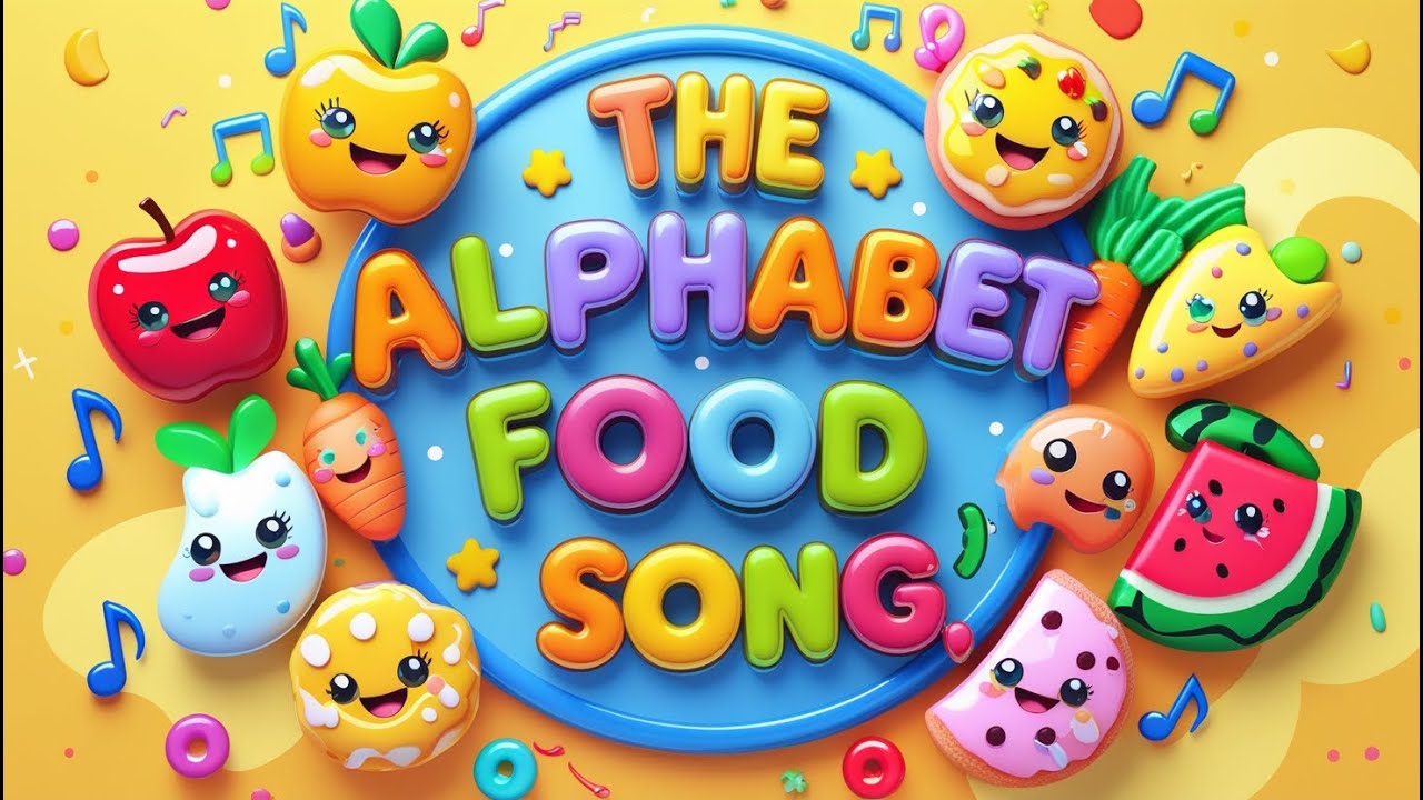 ABCs song | Alphabets song | Alphabets Food song | Phonic song for kids ...