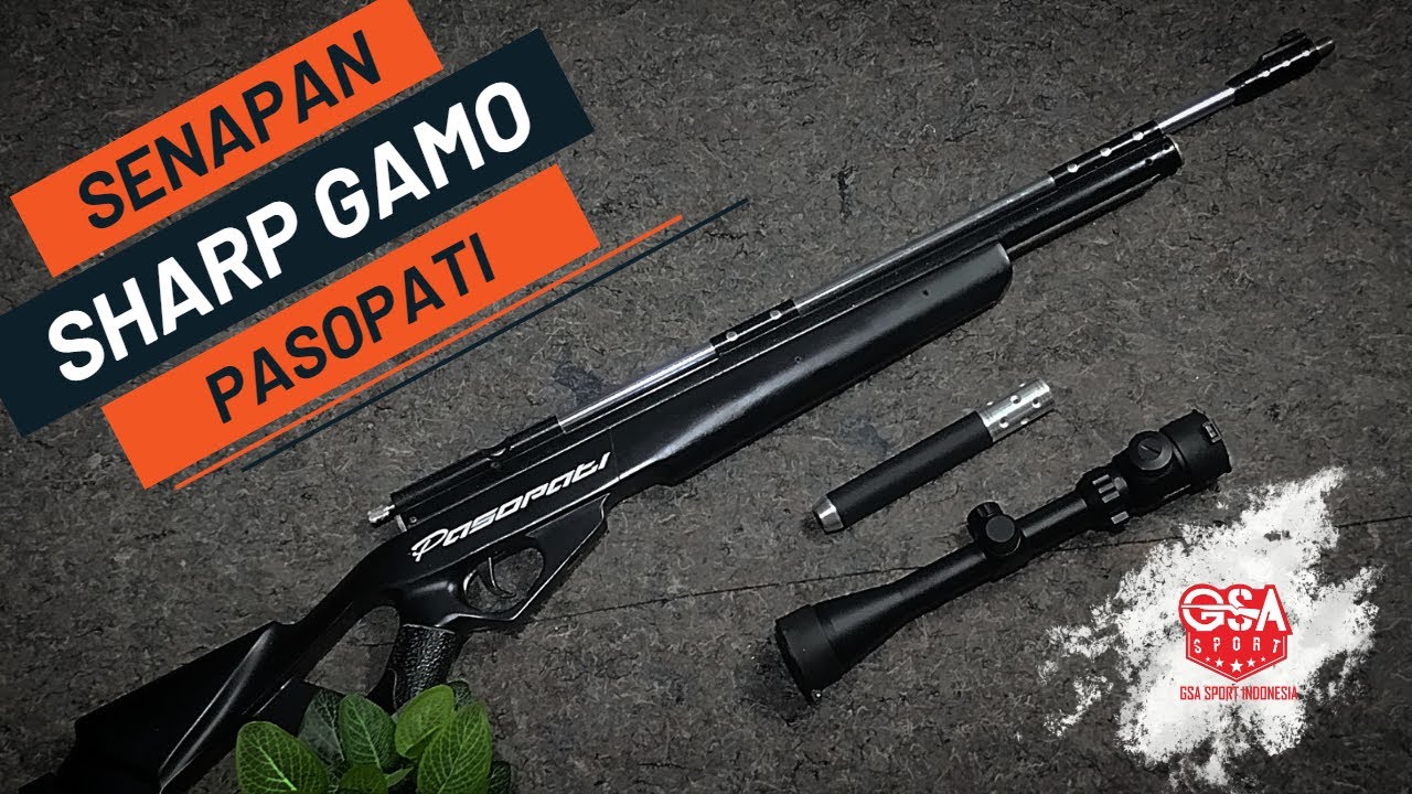 SENAPAN ANGIN SHARP/UKLIK PASOPATI GAMO HITAM #082140858045 - YouTube