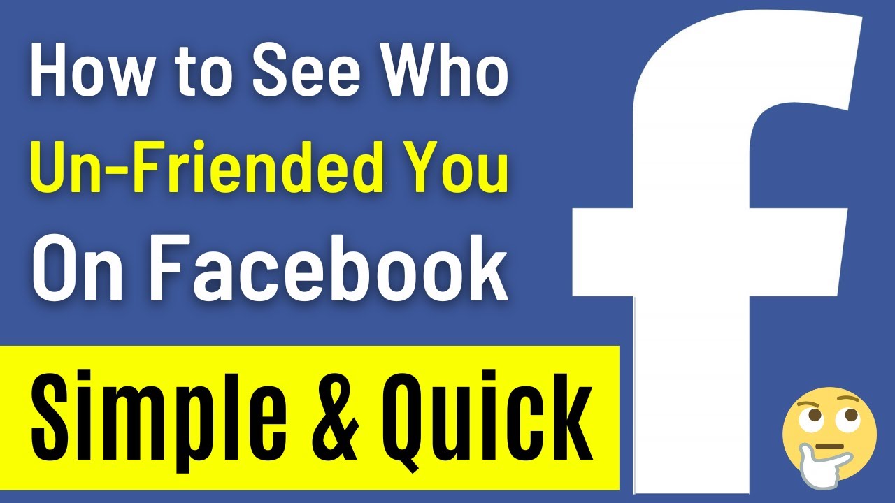 How to Check Who Unfriend you on Facebook | See who Unfriended you ...