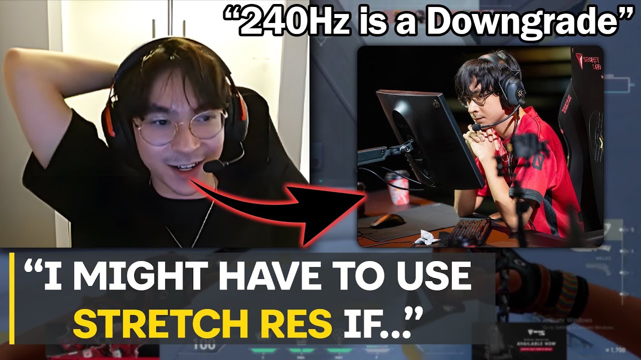 SEN TenZ Upset With RIOT Providing BAD PCs & Downgraded Monitors For ...