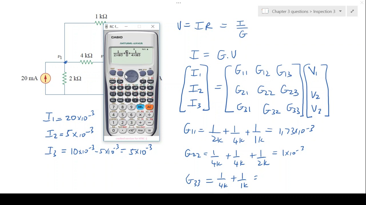 Analysis by inspection example 2 - YouTube