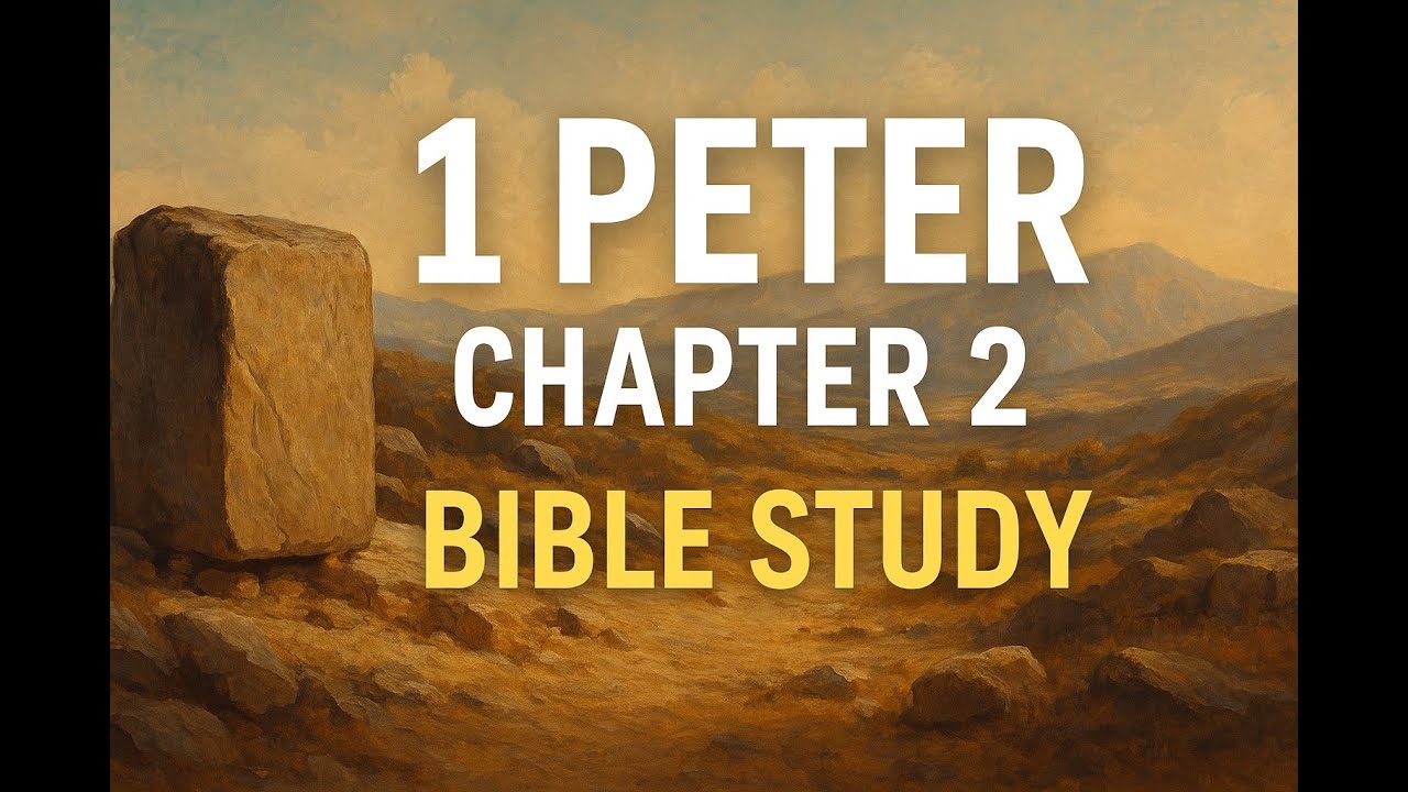 1 Peter Chapter 2 Bible Study — Living Stones in a Dark World - YouTube