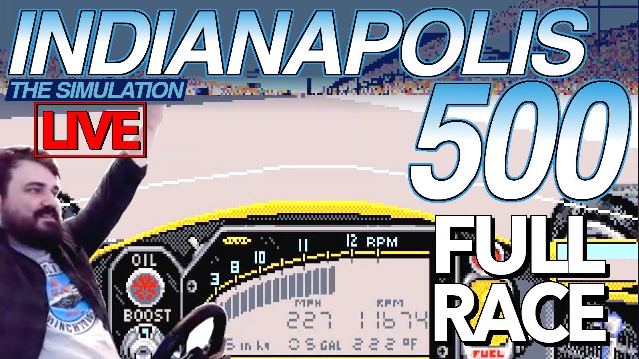 Indianapolis 500: The Simulation - Full Race - Livestream - YouTube
