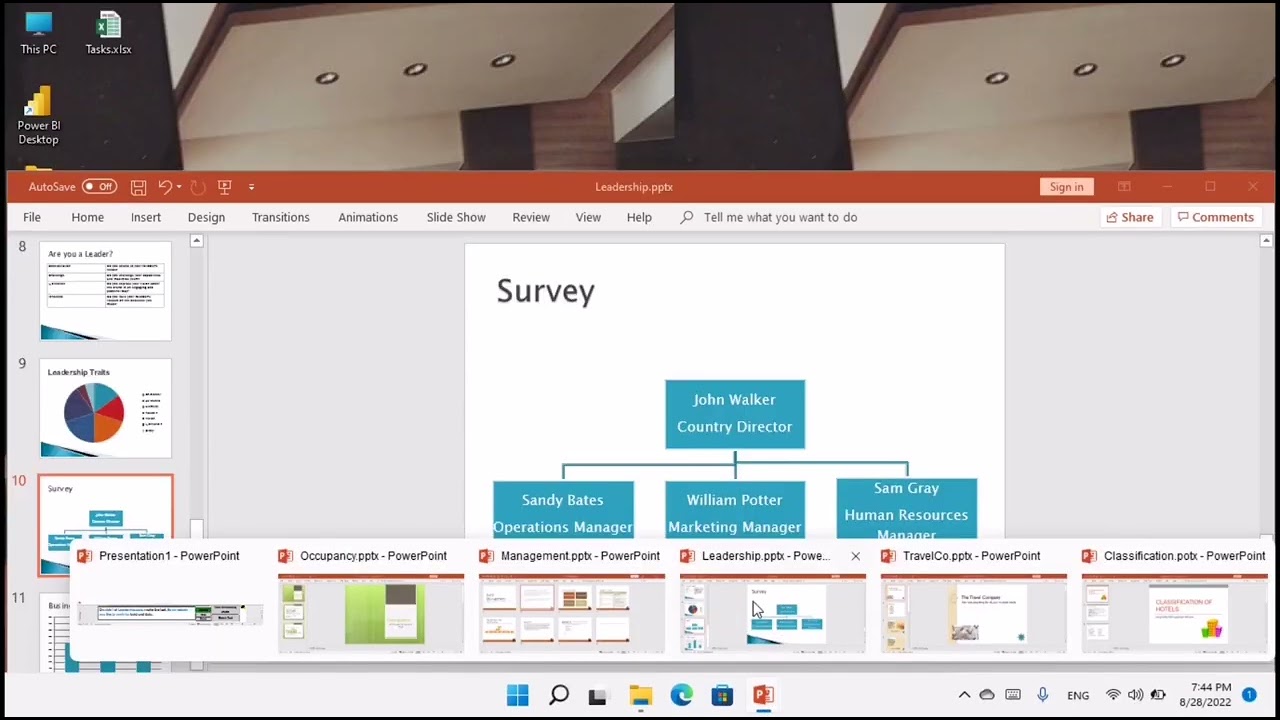 إمتحان PowerPoint (3) - YouTube