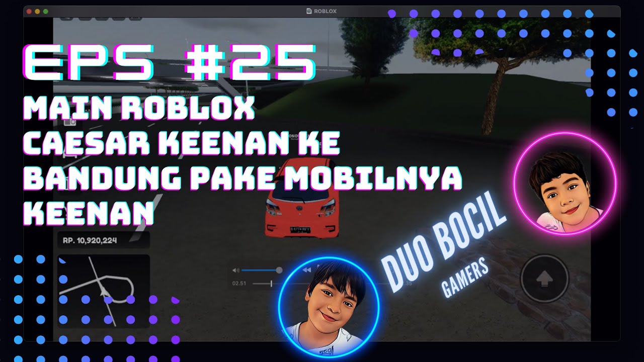 MAIN ROBLOX CDID : Caesar dan Keenan ke Bandung - YouTube