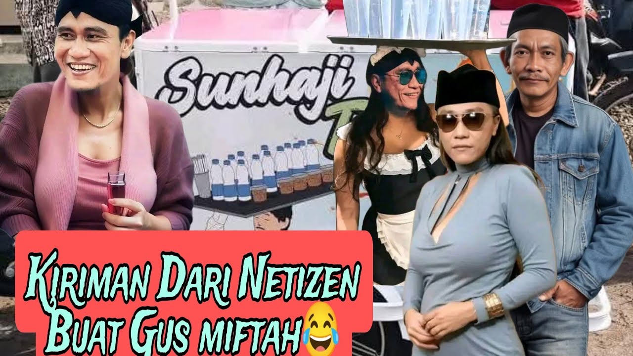 meme kocak gus miftah,photo editan netizen yang viral.es teh go*l*k ...