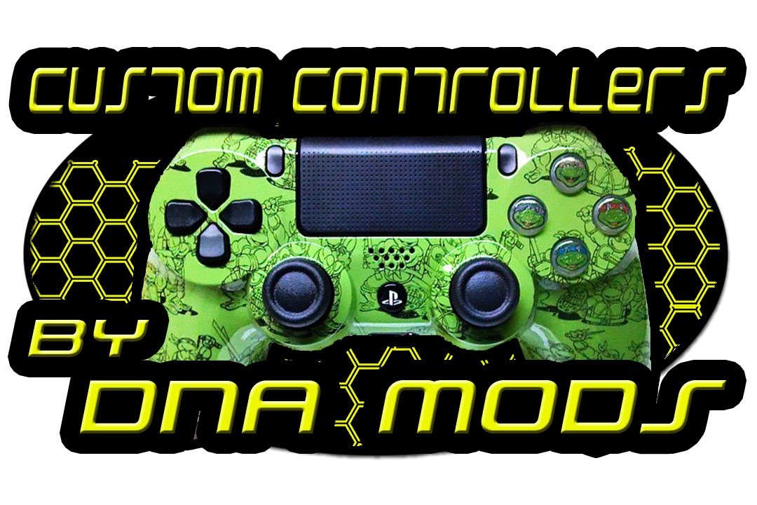 Teenage Mutant Ninja Turtles Custom Controller By DNA Mods - YouTube