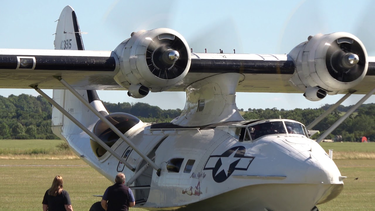 Consolidated PBY-5A Canso Catalina 'Miss Pick Up', G-PBYA - YouTube