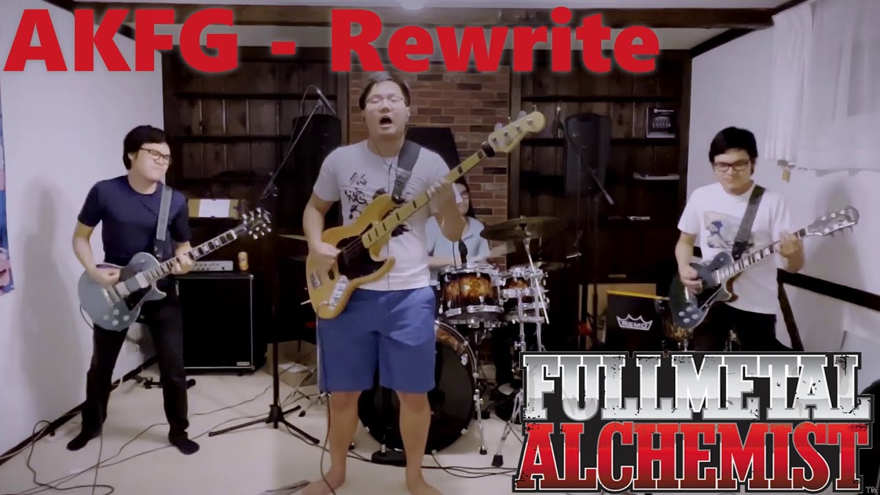 Fullmetal Alchemist Opening 4 Full Band Cover - Rewrite by Asian Kung ...
