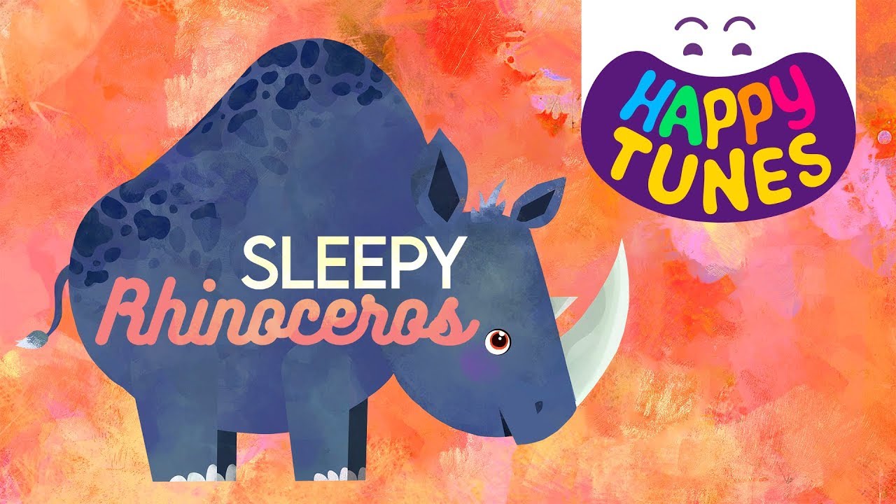 Sleepy Rhinoceros, Kids Songs, Video Lyric - Happy Tunes - YouTube