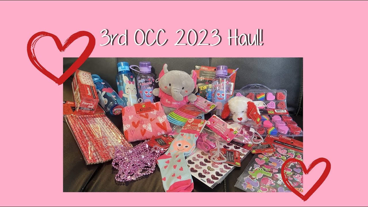 3rd Haul for OCC 2023! Valentines Day Goodies💗 🥰 - YouTube