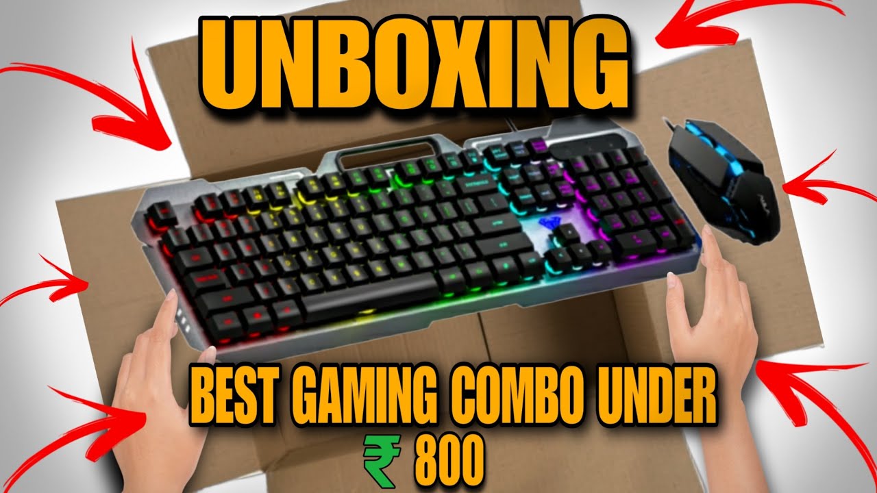 Review and Unboxing the Best RGB Gaming Keyboard Combo | full details ...