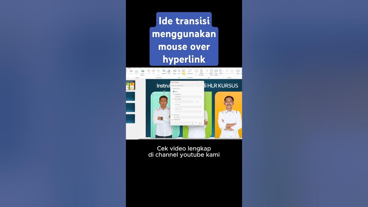 Transisi Mouse over hyperlink di Power point #tutorial #powerpoint #tutorial #slide - YouTube
