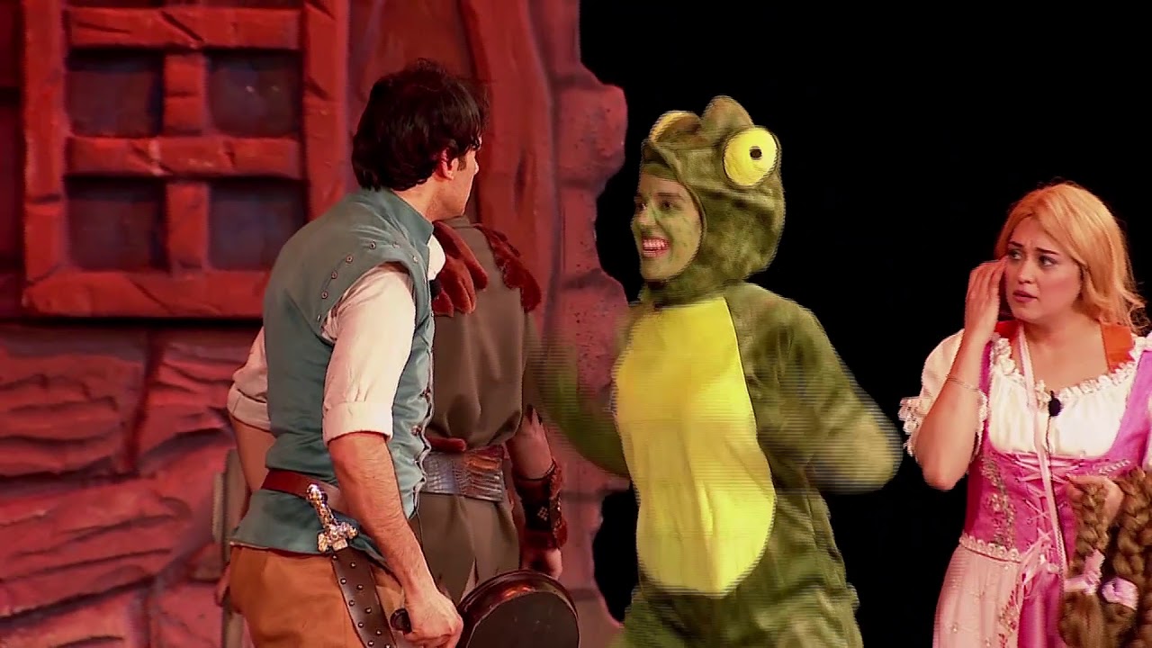 Rapunzel in Arabic live show - YouTube