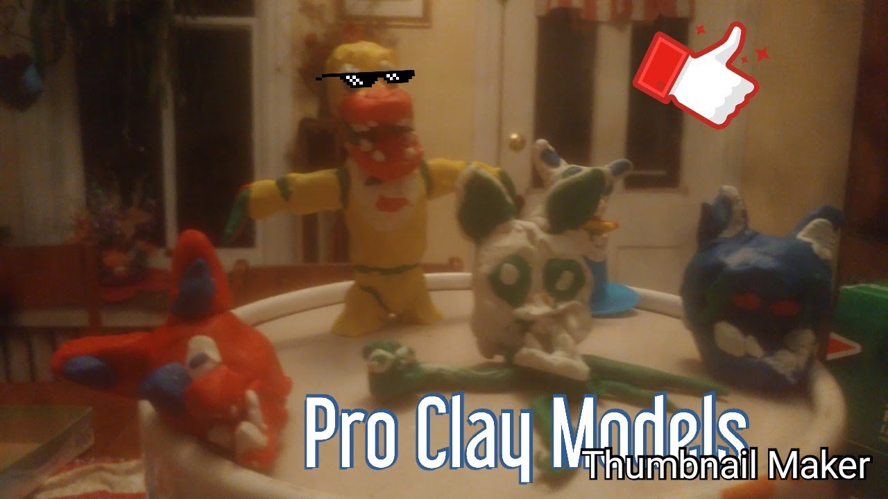 We Make Clay Fnaf models - YouTube