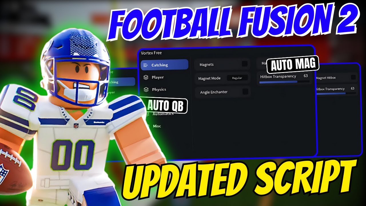 ⚠️ NEW Roblox Football Fusion 2 Script 2025 | TP Catch, QB Aimbot ...