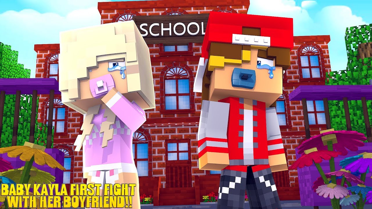Minecraft PRINCESS BABY KAYLA'S FIRST FIGHT WITH HER BOYFRIEND!!! - YouTube