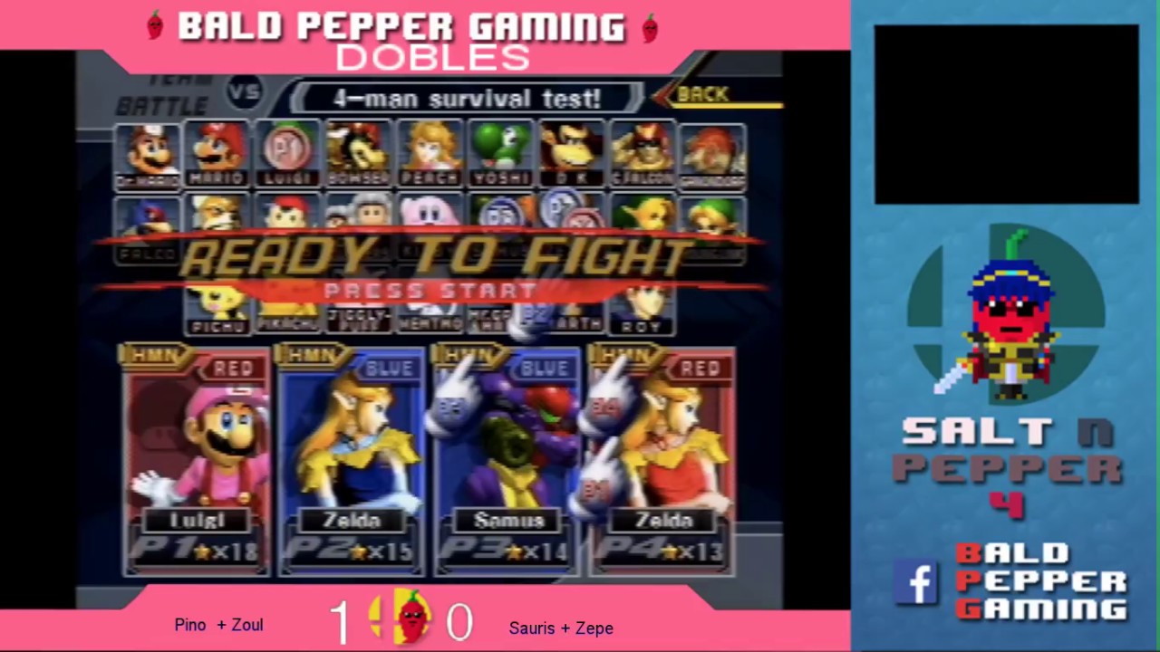 Salt n' Pepper #4 SSBM - Pinillos & Zoul Vs. Sauris & Zepe - Smash ...