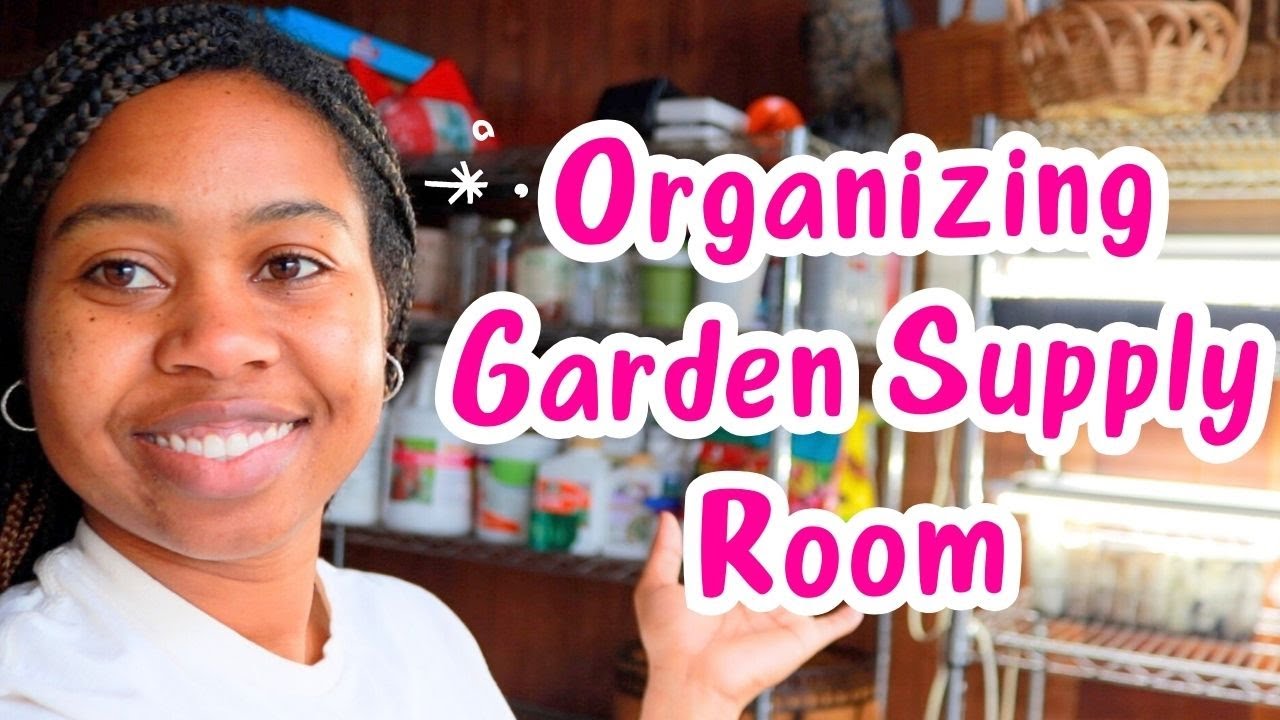 Spring Cleaning For My Garden Supply Room || Irie Gardener - YouTube