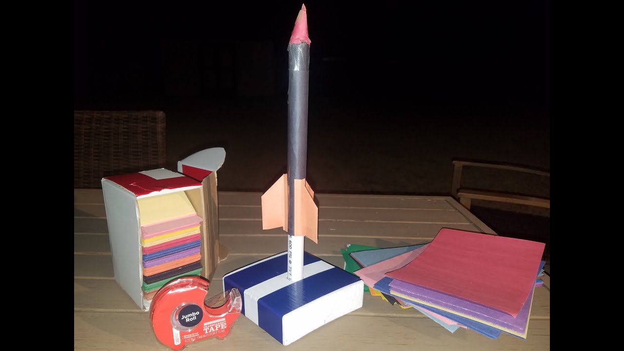 Paper Rocket Build - YouTube