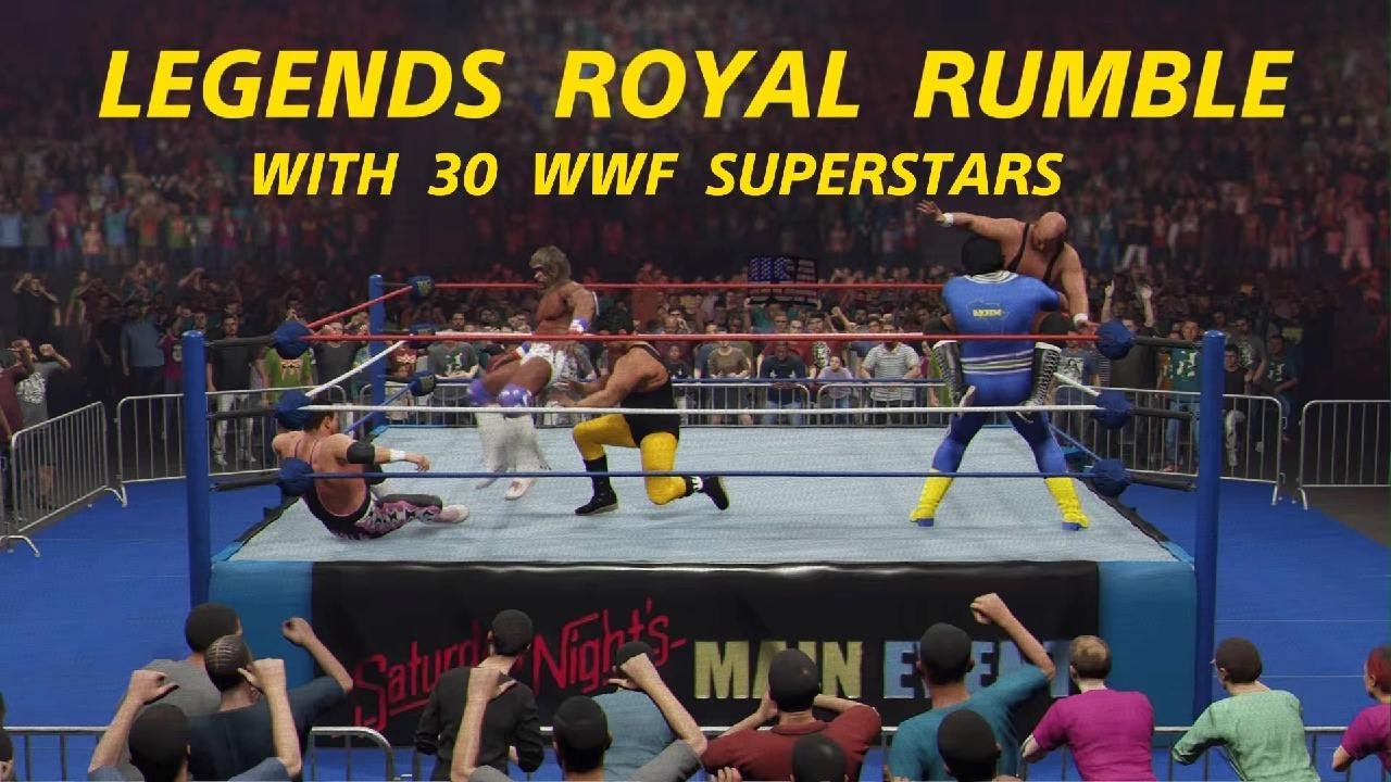 30 Man Legends Royal Rumble Match - YouTube
