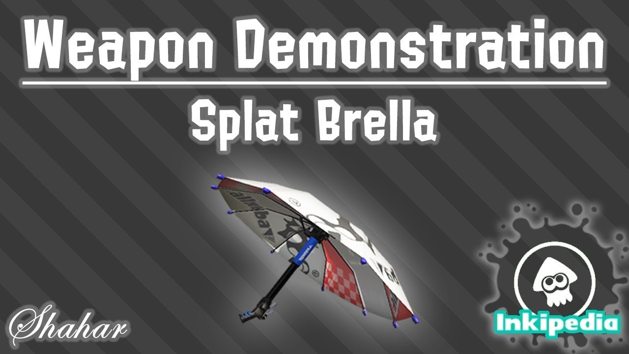 Splatoon 2 - Weapon Demonstration: Splat Brella - YouTube