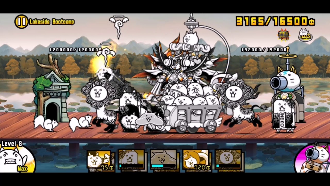 The Battle Cats - Lakeside Bootcamp (Koronium - NO Crit Cats!) - YouTube