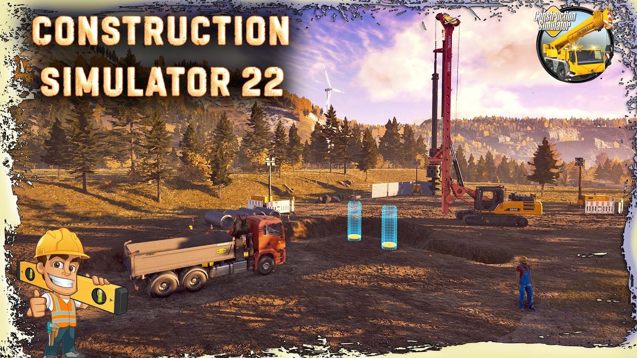 Construction Simulator 22 ГЛОБАЛЬНЫЙ ПАРК ВЕТРОТУРБИН ЧАСТЬ 43 - YouTube