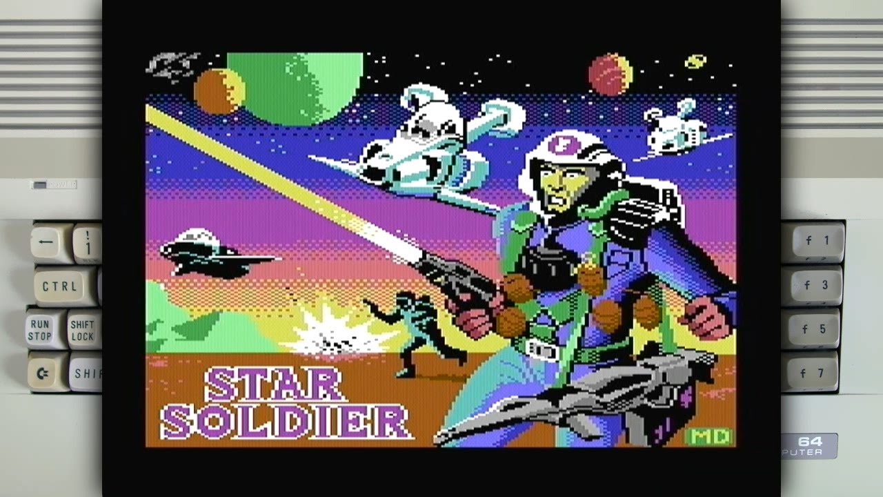 Star Soldier on the Commodore 64 - YouTube