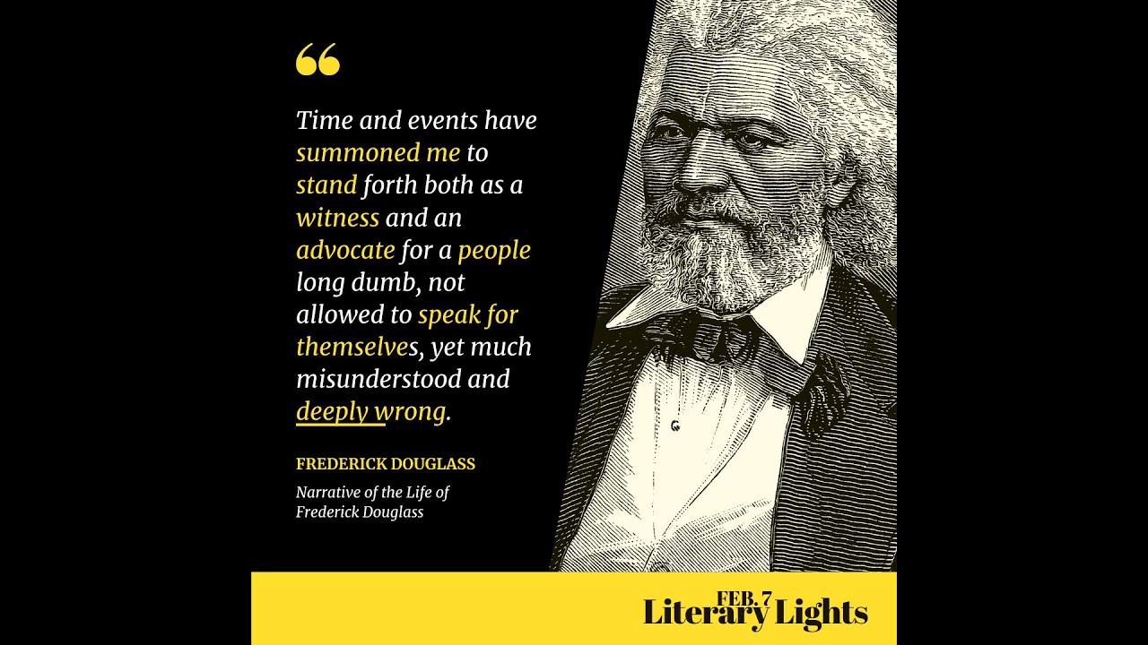 Poems honoring Frederick Douglass - YouTube