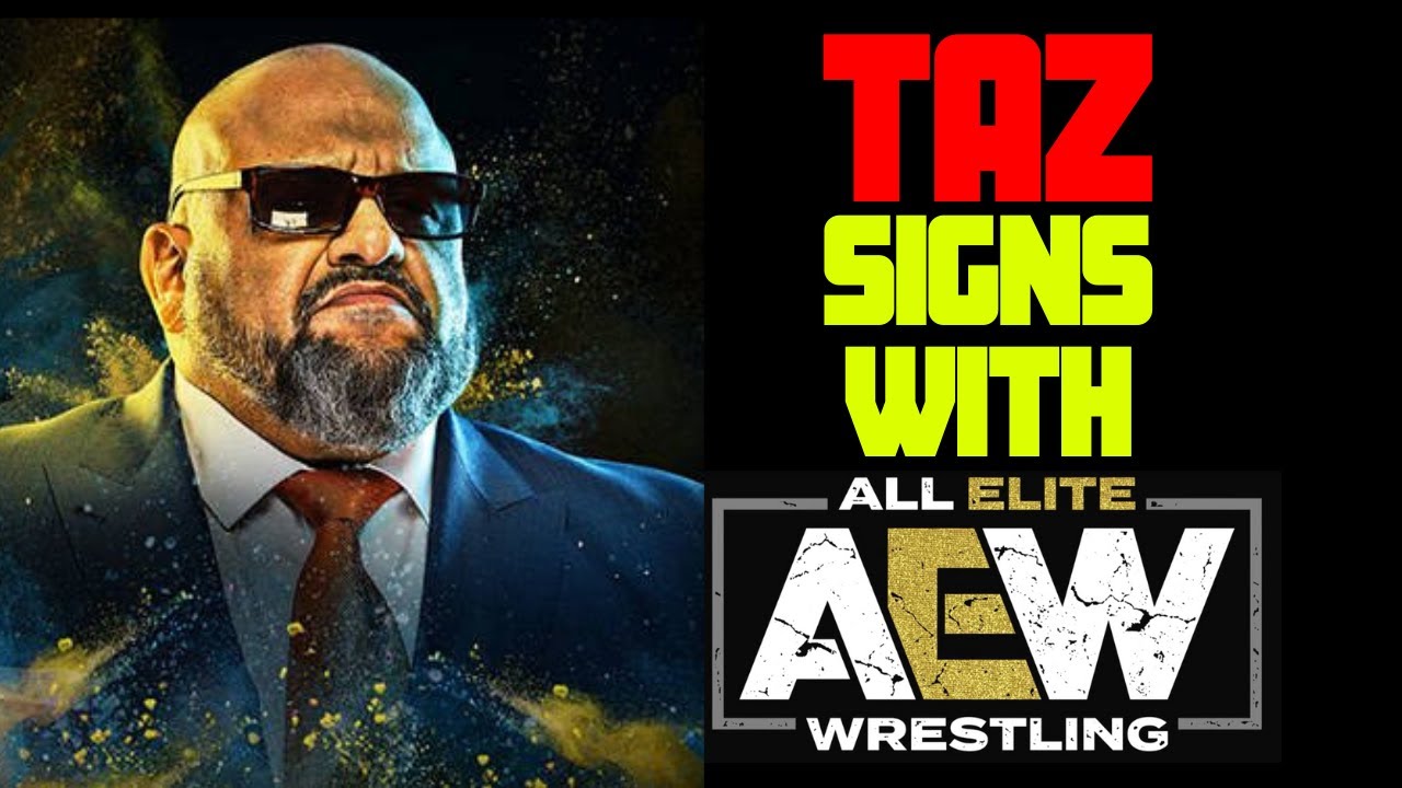 TAZ SIGNS WITH AEW!!! MULTI YEAR DEAL (2020) - YouTube