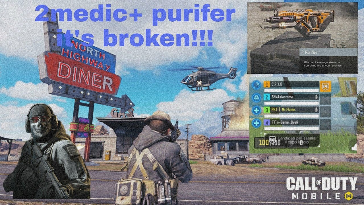 2 medic+purifer it's broken!! Cod mobile - YouTube