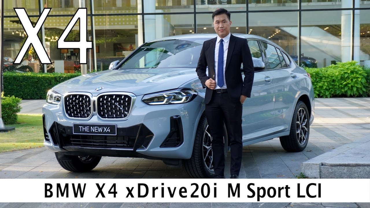 Giới thiệu BMW X4 Drive20i M Sport thế hệ LCI 2022 | Giá lăn bánh BMW ...