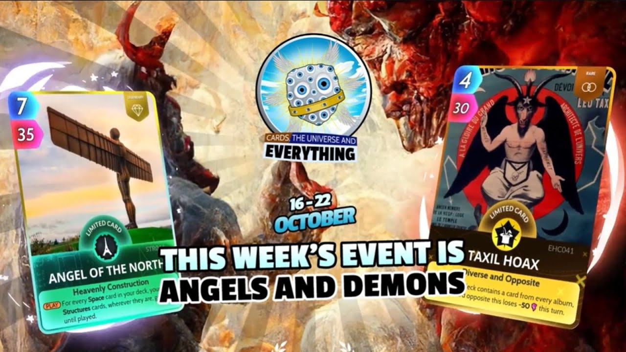 Angels and Demons! - Cards, the Universe and Everything (CUE) - YouTube