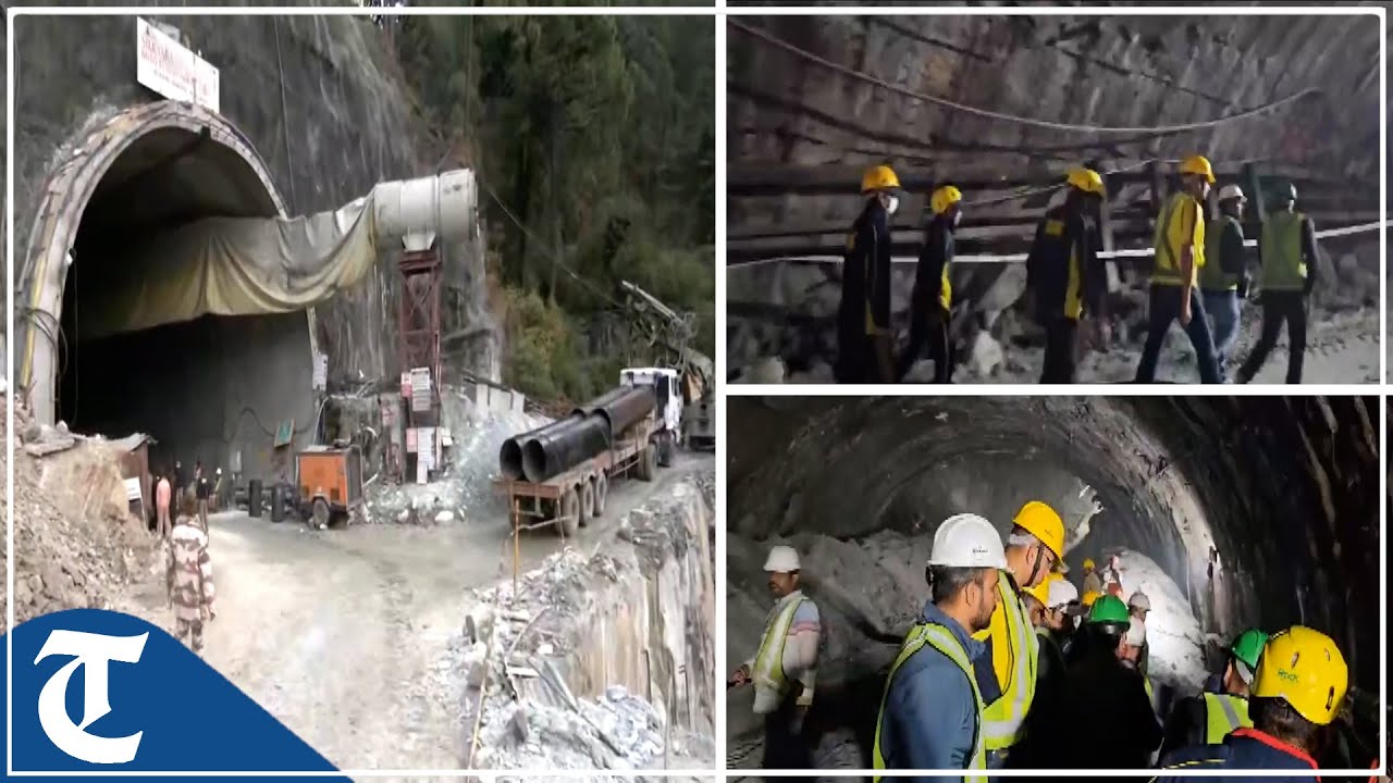 Uttarkashi tunnel collapse: Rescuers to drill through rubble to create ...