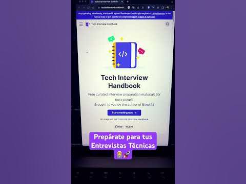 🧑‍💻 Prepárate para tus Entrevistas Técnicas (https://www.techinterviewhandbook.org/) # ...