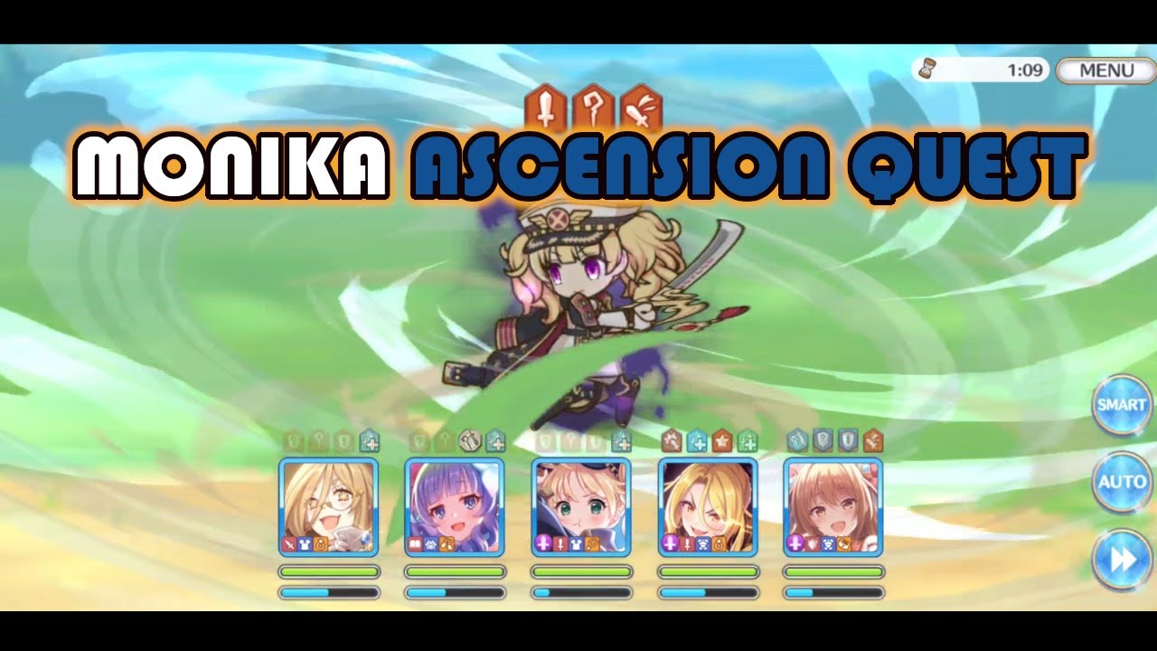 Princess Connect Re:Dive JP - Monika 6 Star Ascension Fight - YouTube