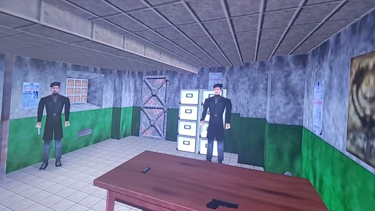 Golden Eye the archives played on xbox - YouTube