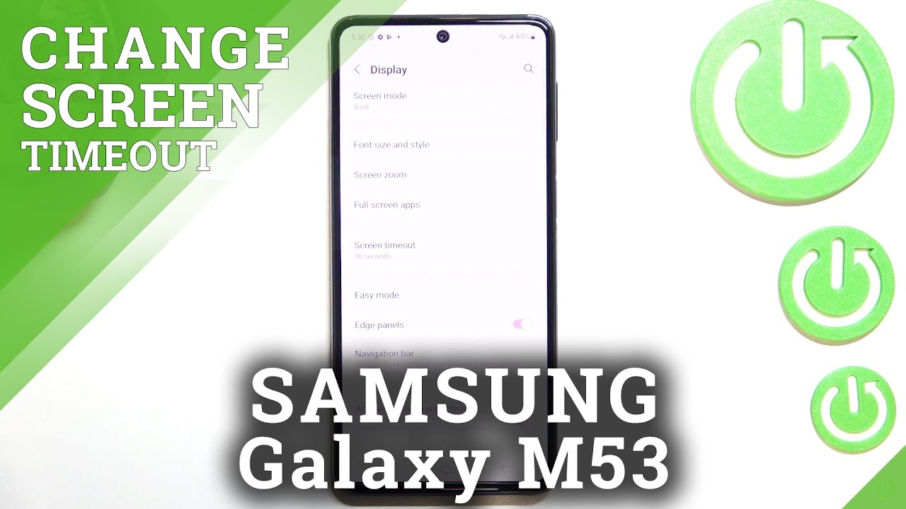 How To Adjust Screen Timeout On SAMSUNG Galaxy M53 Set Up Screen how-to-adjust-screen-timeout-on-samsung-galaxy-m53-set-up-screen