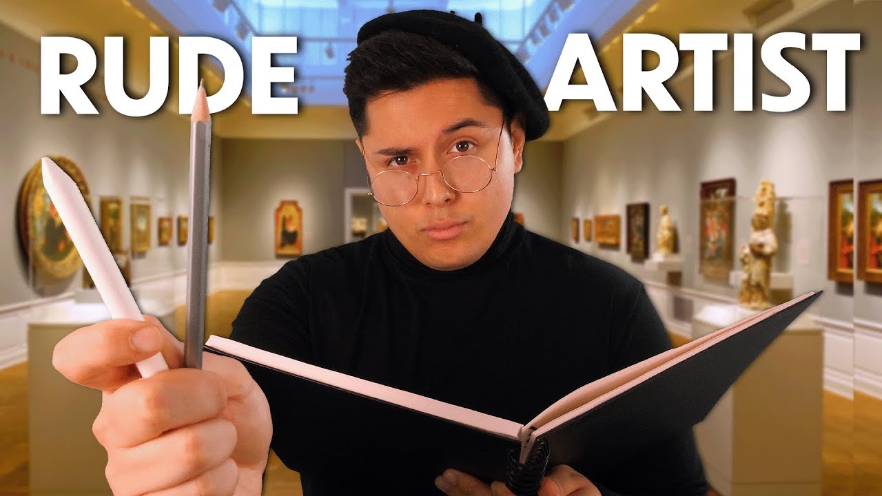 ASMR | Drawing You a $1,000,000 Portrait | RUDE Artist - YouTube