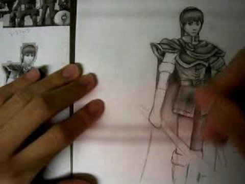 Fire Emblem Marth Drawing (time lapse) - YouTube
