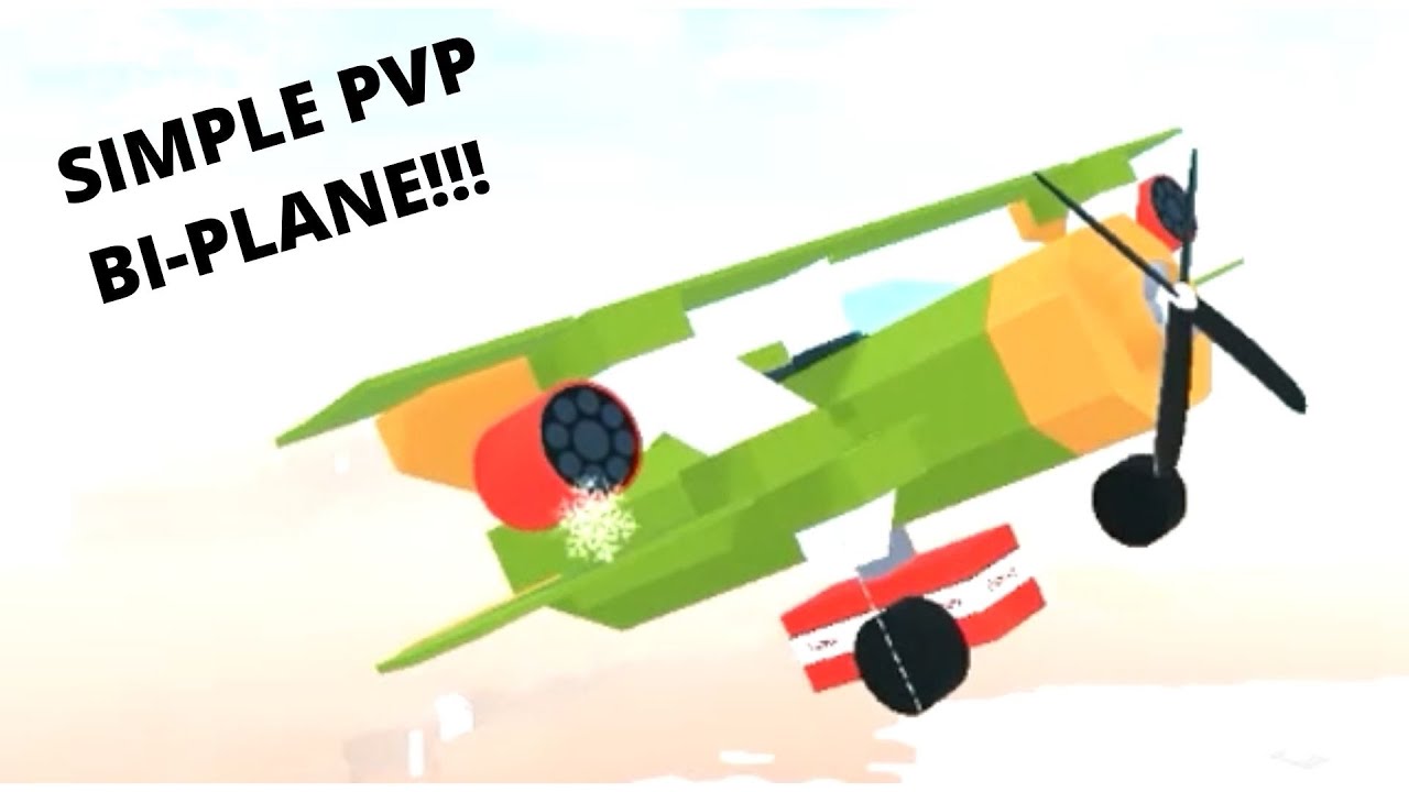 ROBLOX PLANE CRAZY- EASY TO BUILD PVP BI-PLANE TUTORIAL - YouTube