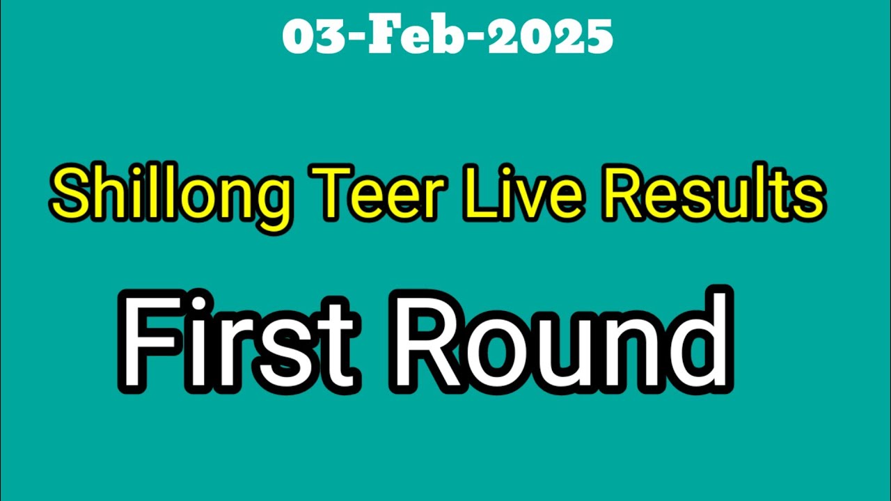 03-Feb-2025 First Round Live Results - YouTube