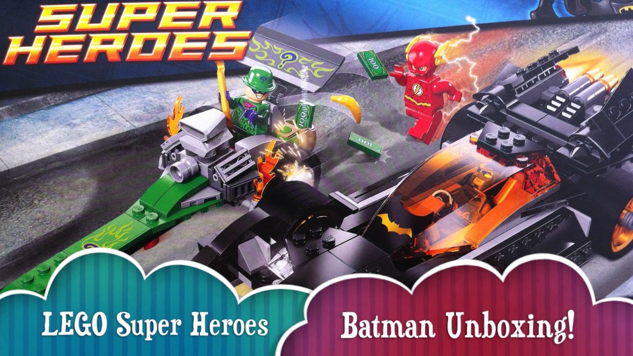 LEGO DC Super Heroes Batman Riddler Chase With The Flash Batmobile 3 ...