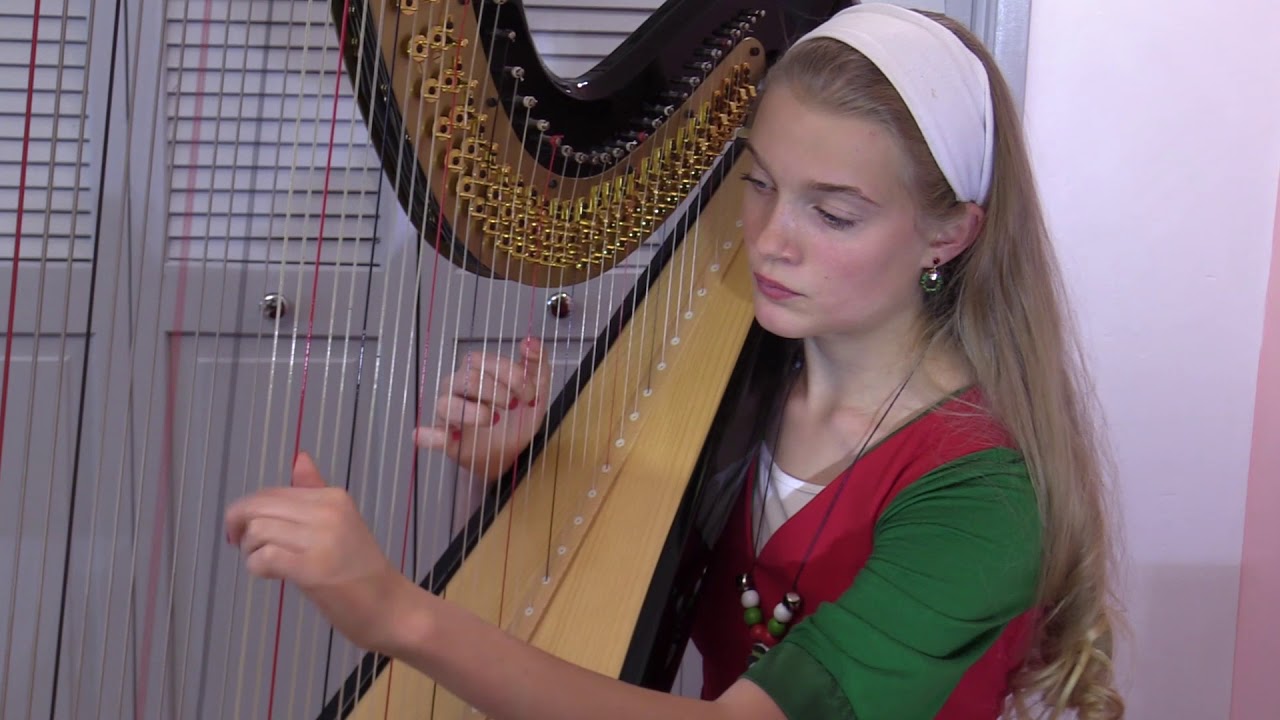 Kaydance Danselle -- Have Yourself a Merry Little Christmas HARP - YouTube