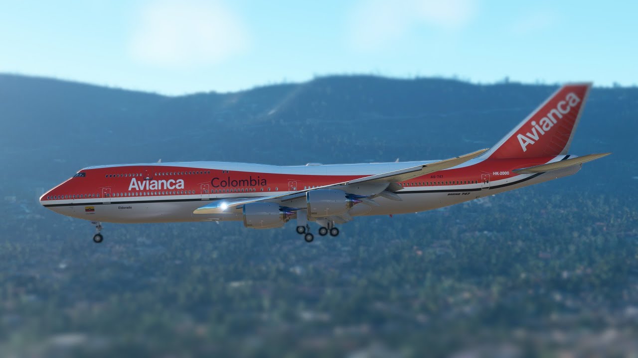 🔴EL JUMBO 747 DE AVIANCA ATERRIZANDO EN EL OLAYA HERRERA DE MEDELLIN ...