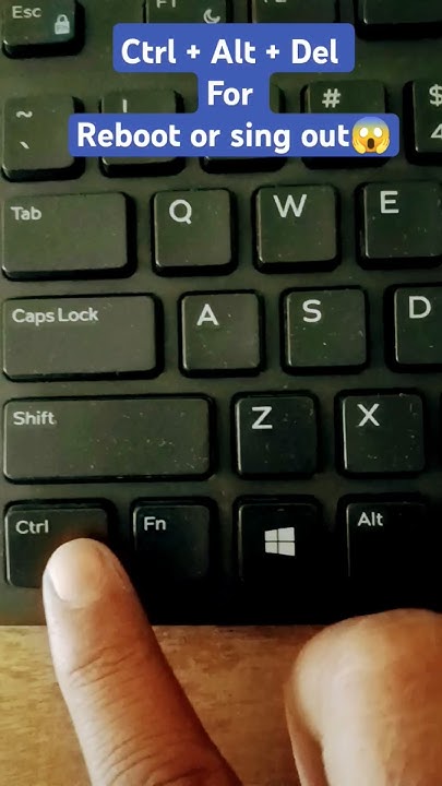 How to Reboot PC /Laptop #Reboot # shorts # keyboard shortcuts ! - YouTube