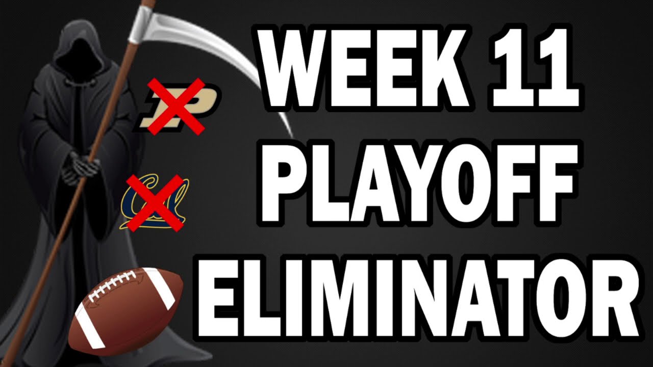 2020 College Football Playoff Eliminator After Week 11 + Updated ...