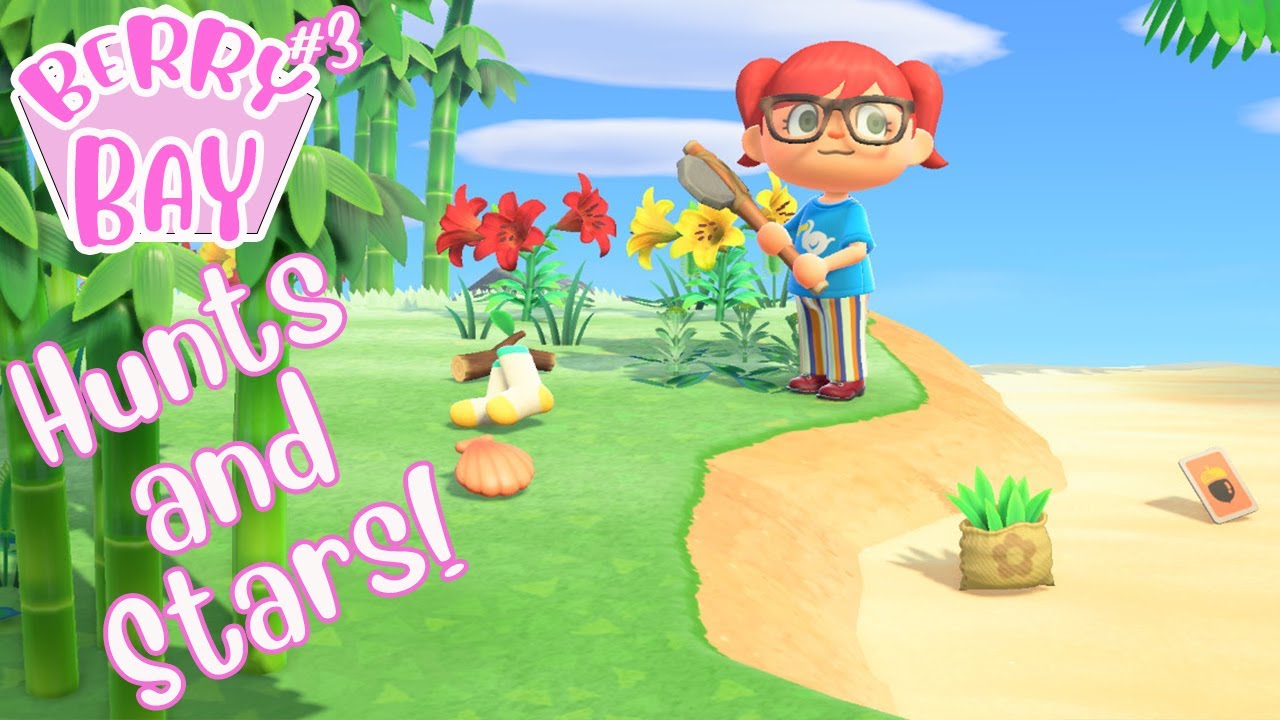 Berry Bay 3 - Hunts and Stars - Animal crossing New Horizons Letsplay ...