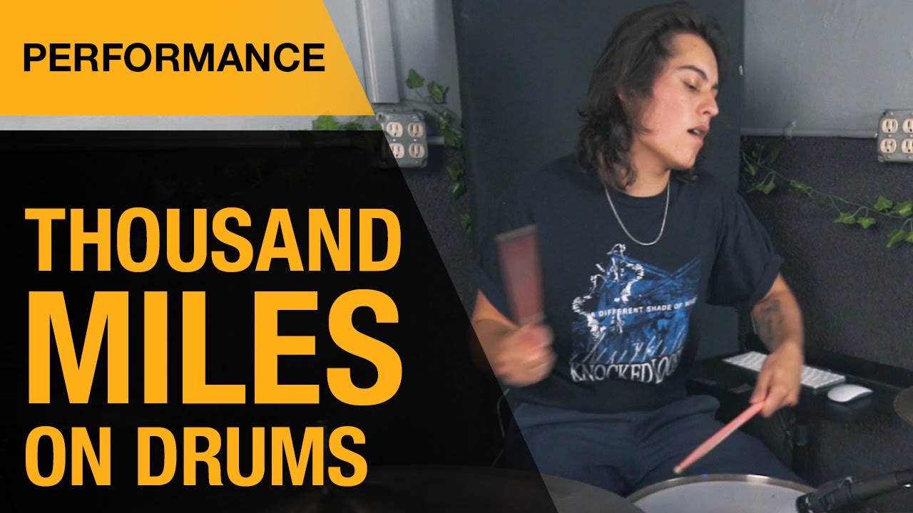 The Kid Laroi - Thousand Miles | Drum Setup & Cover | Daniel Gallardo | Tomann - YouTube